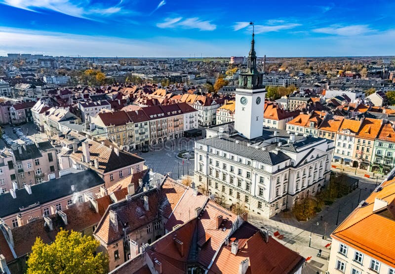 Architecture of Kalisz Old Town, Poland Stock Photo - Image of ...