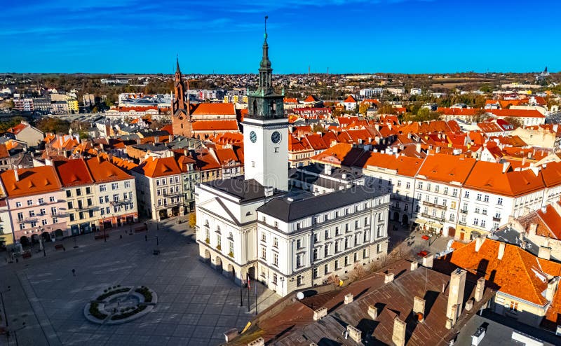 Architecture of Kalisz Old Town, Poland Stock Photo - Image of greater ...
