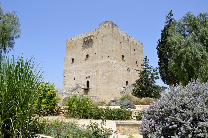 Architecture from Kolossi Castle Stock Image - Image of medieval ...