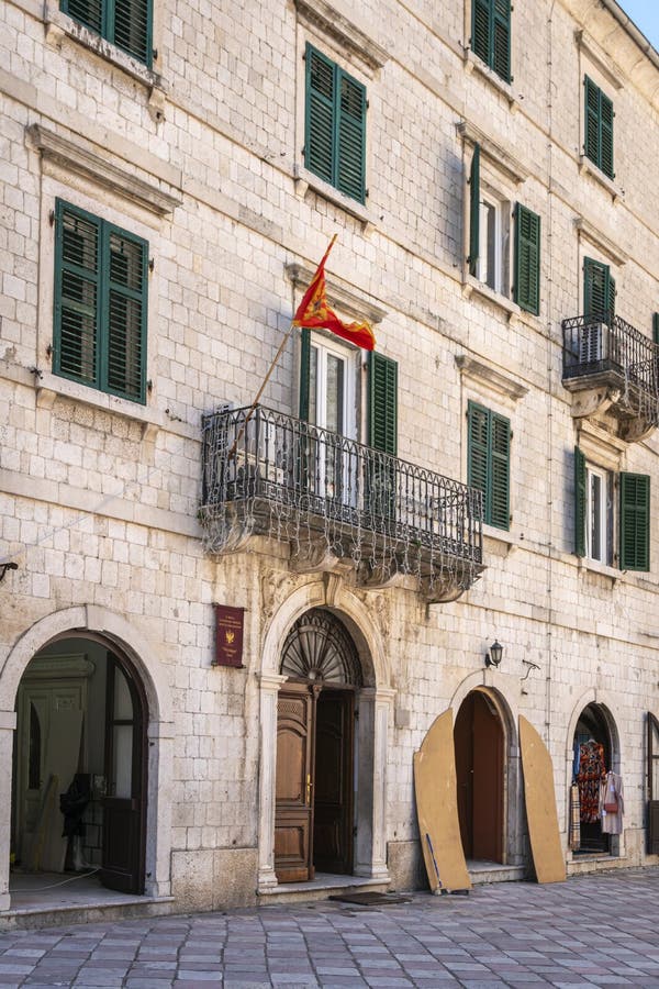 Architecture in Kotor Old Town in Montenegro Stock Photo - Image of ...