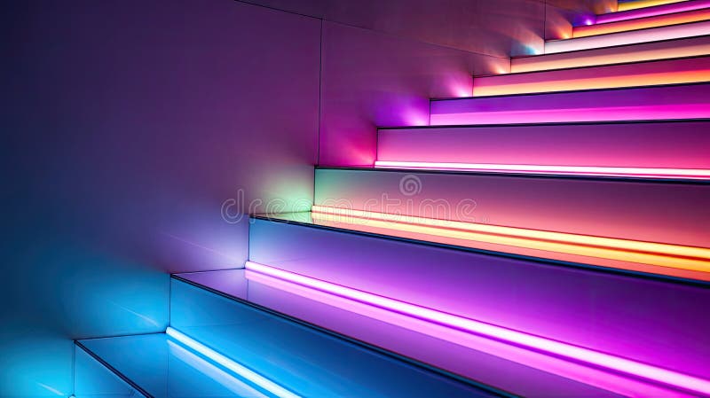 Architecture light strip stock illustration. Illustration of effect ...