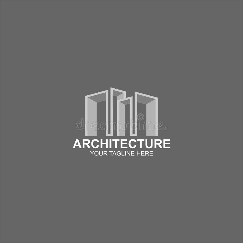 Architecture Logo Icon for Building Development with Creative ...