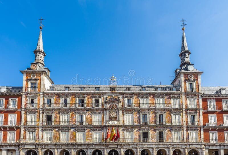 Architecture of Madrid, the Capital of Spain Stock Photo - Image of ...