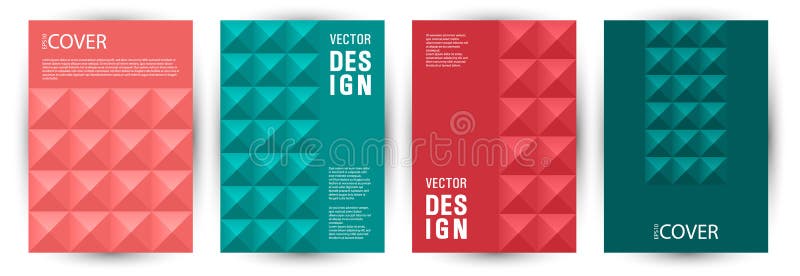 Architecture Magazine Front Page Layout Bundle Geometric Design ...
