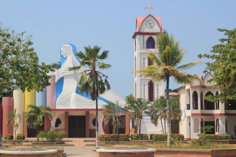 Architecture, Main Park, Arboletes, Antioquia, Colombia Stock Image ...