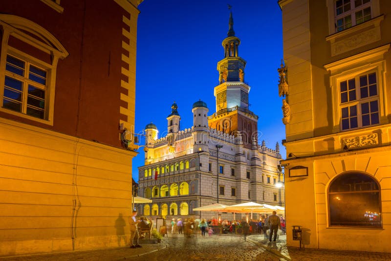 Architecture of the Main Square in Poznan Stock Photo - Image of europe ...