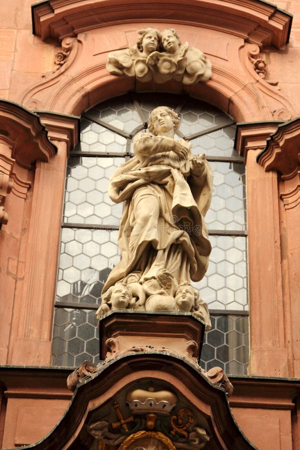 Architecture of Mainz, Germany Stock Image - Image of house ...