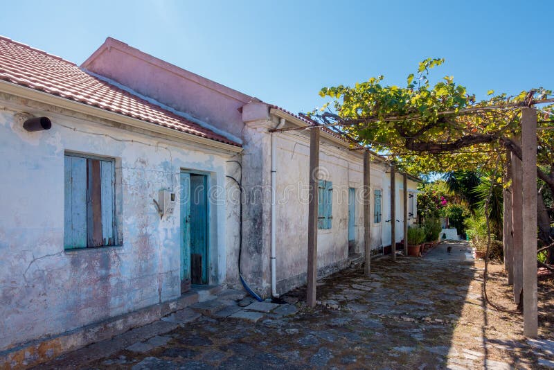 Architecture in Mathraki Island, One of the Three Diapontia Island ...