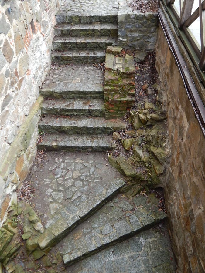 Architecture of Medieval Castle Details Stock Image - Image of retro ...