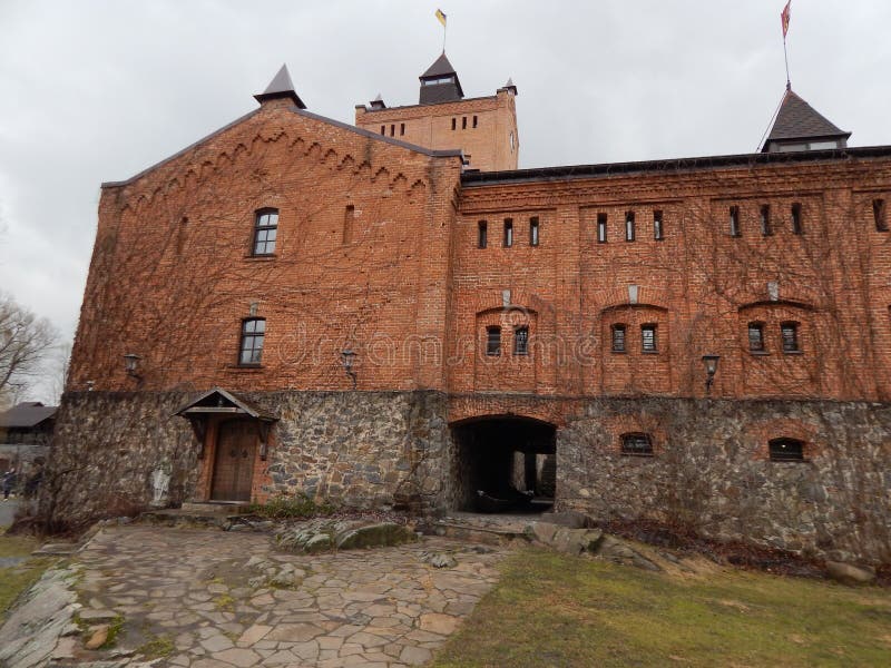 Architecture of Medieval Castle Details Stock Image - Image of wall ...