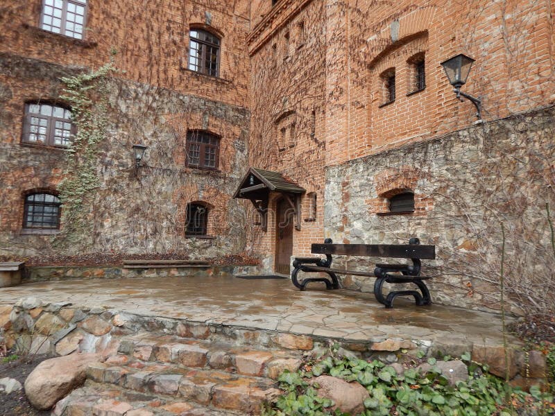 Architecture of Medieval Castle Details Stock Image - Image of window ...