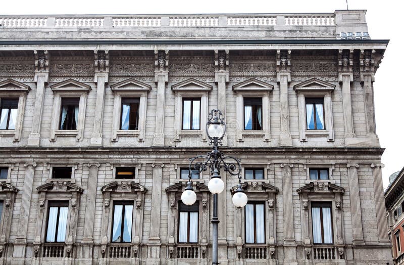 Architecture of Milan, Italy. Stock Photo - Image of famous, travel ...