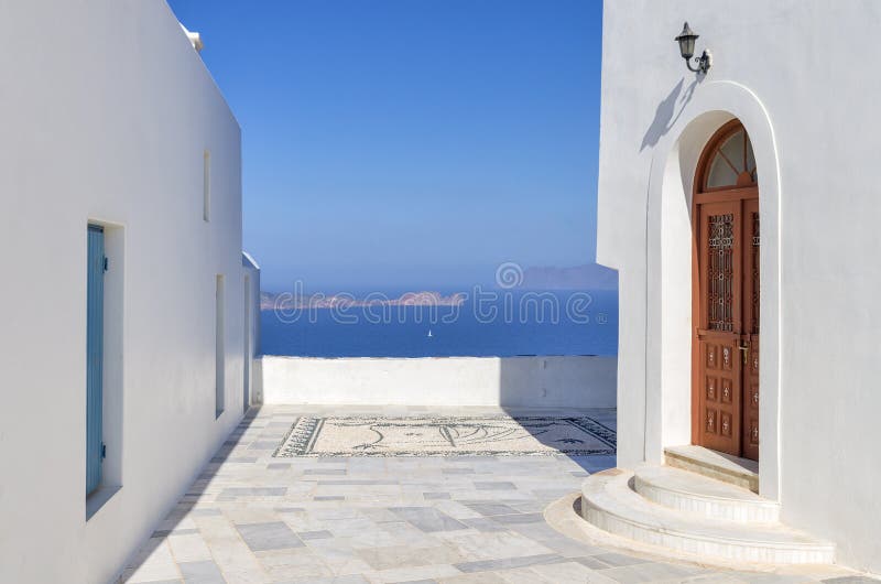 Architecture in Milos Island, Cyclades, Greece Stock Image - Image of ...