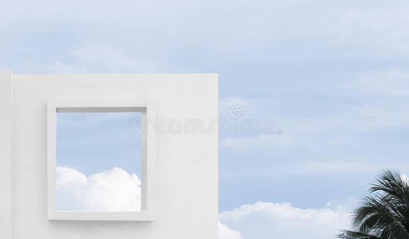 Architecture Minimal Exterior White Wall Cement Surface Texture ...