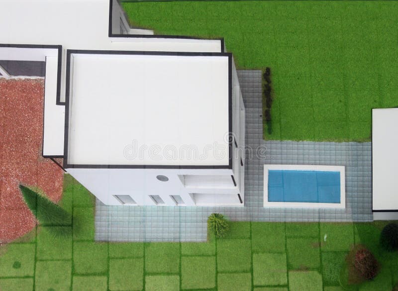 Architecture model stock photo. Image of house, green - 48564012