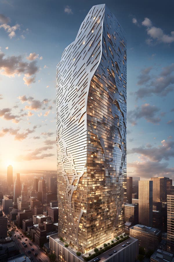 Building Design of a Network of Interconnected Shapes Inspired by the ...