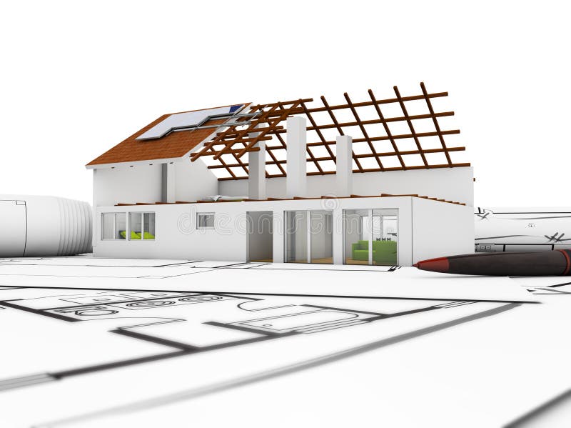 Architecture model stock image. Image of field, residential - 105311863