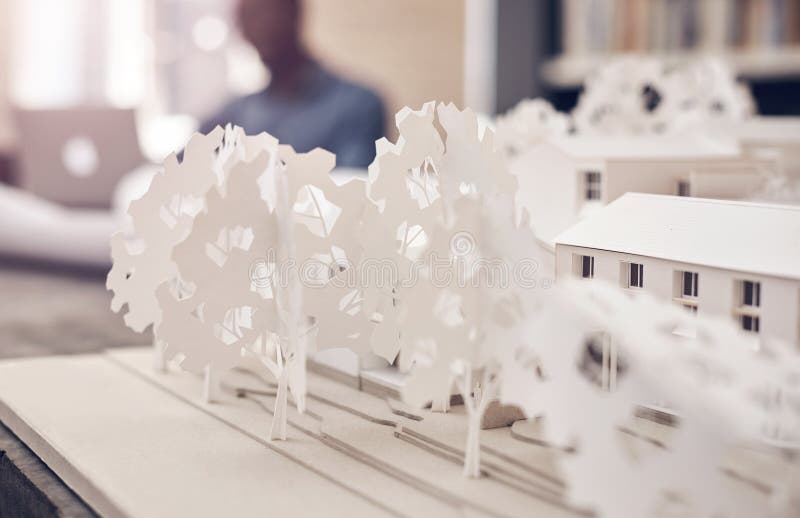 Architecture Model, Table and Scale for Project with Real Estate ...