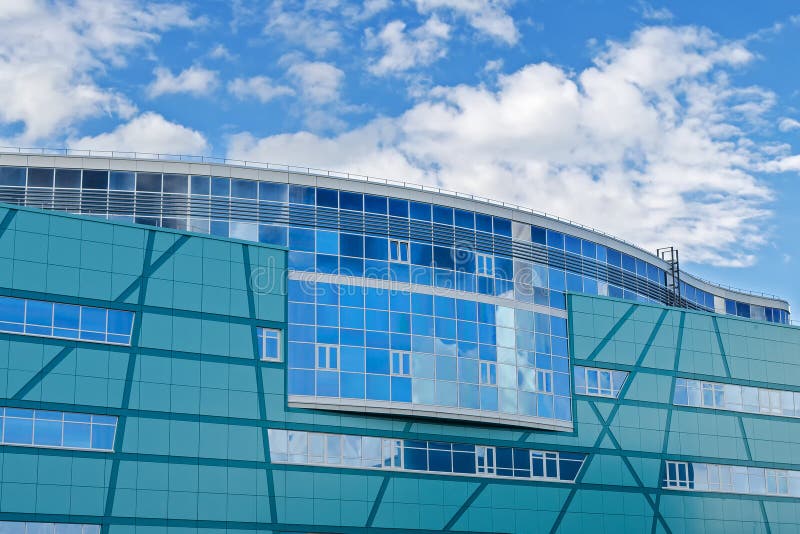 The Architecture of the Modern City. Business Center. Reflection of the ...