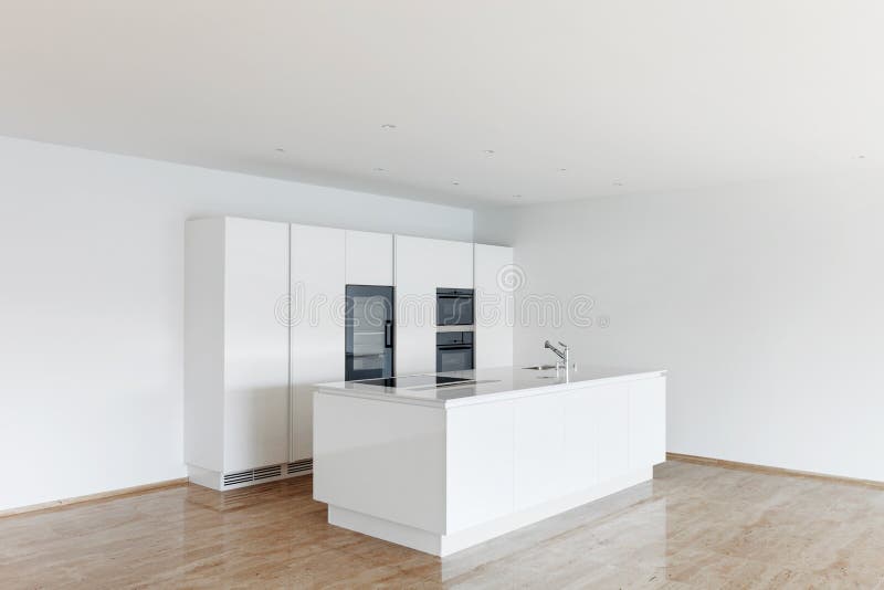 Architecture, Modern Kitchen Stock Photo - Image of living, home: 40912200