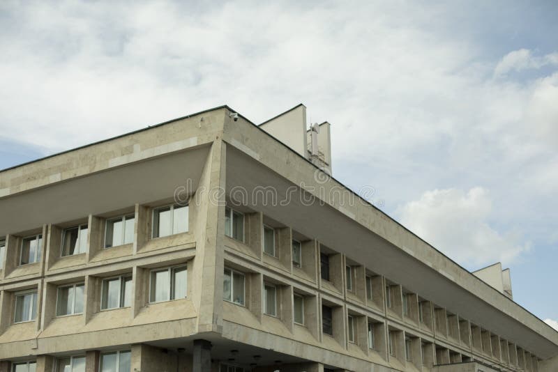 Architecture of the Modernist Era. Soviet Building Constructivism Stock ...