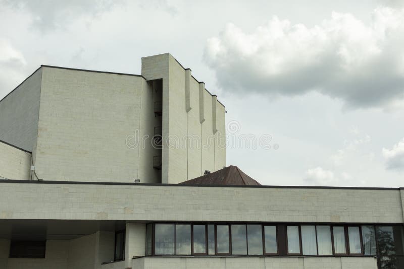 Architecture of the Modernist Era. Soviet Building Constructivism Stock ...