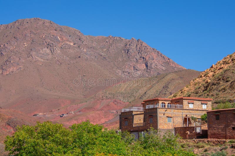 Architecture of the Moroccan Countryside Stock Image - Image of ...