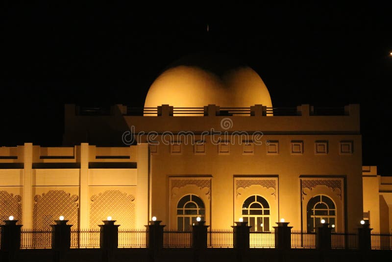Architecture Mosque Lighting Stock Photo - Image of architecture, view ...