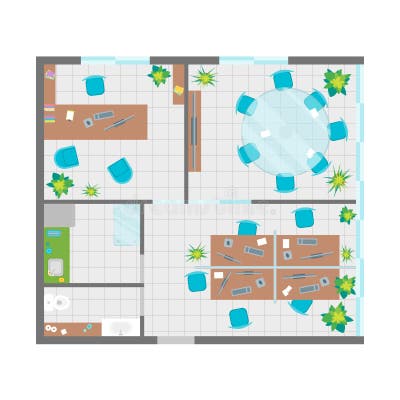 Top View Building Plan Stock Illustrations – 5,551 Top View Building ...