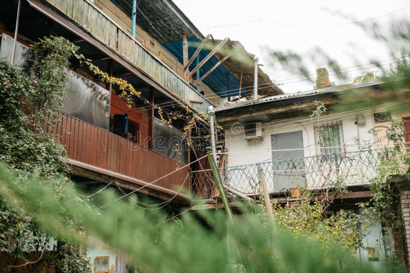 Architecture of the Old Part of the City Stock Image - Image of wall ...
