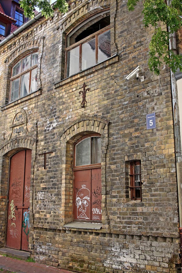 Architecture in the Old Riga, Latvia Editorial Stock Image - Image of ...