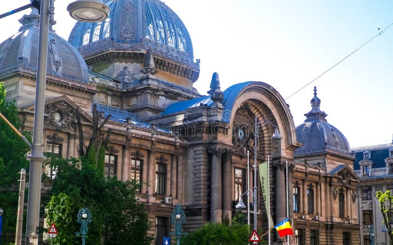 Architecture of Old Town, Bucharest Stock Photo - Image of area ...