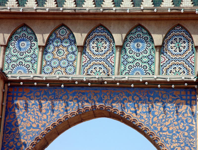 Architecture of the Old Town of Meknes Stock Photo - Image of cityscape ...