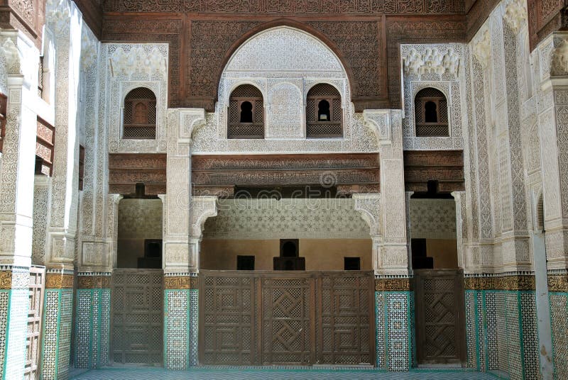 Architecture of the Old Town of Meknes Stock Photo - Image of archway ...