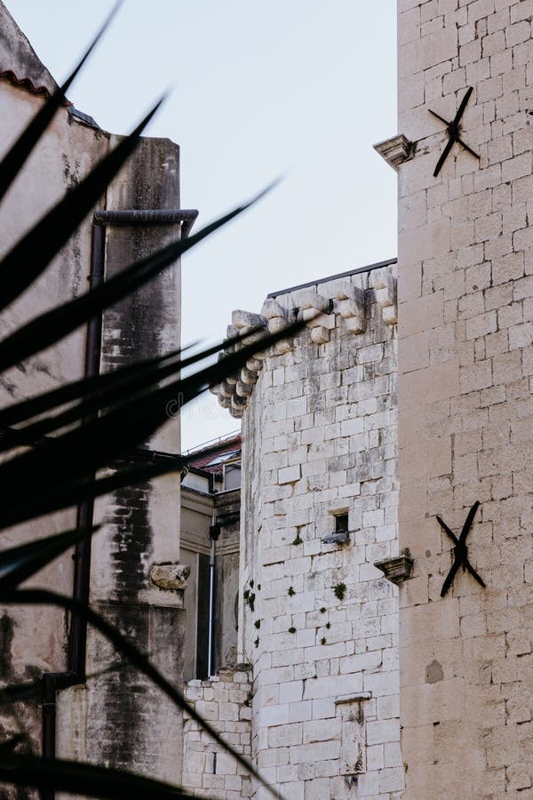 Architecture of the Old Town of Split Stock Photo - Image of diocletian ...