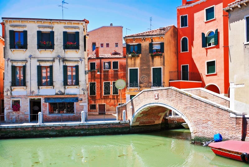 The Architecture of the Old Venice Stock Image - Image of historical ...