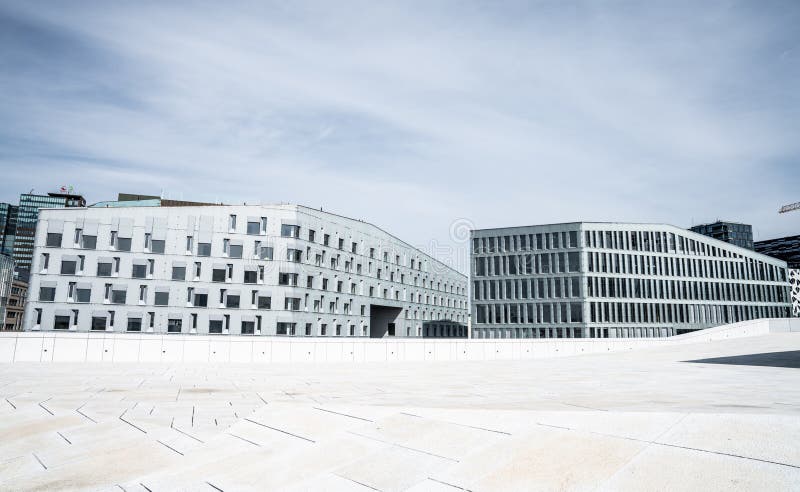 Architecture in Oslo editorial stock image. Image of populated - 124529644