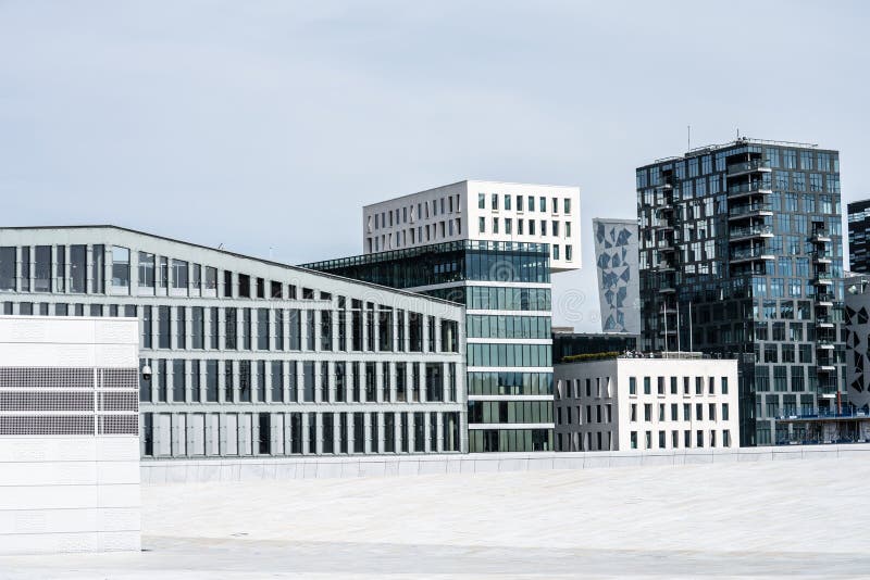 Architecture in Oslo stock image. Image of city, urban - 124529691