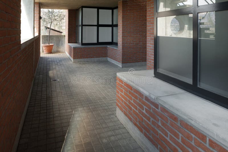 Architecture, Passage of a Building Stock Photo - Image of construction ...