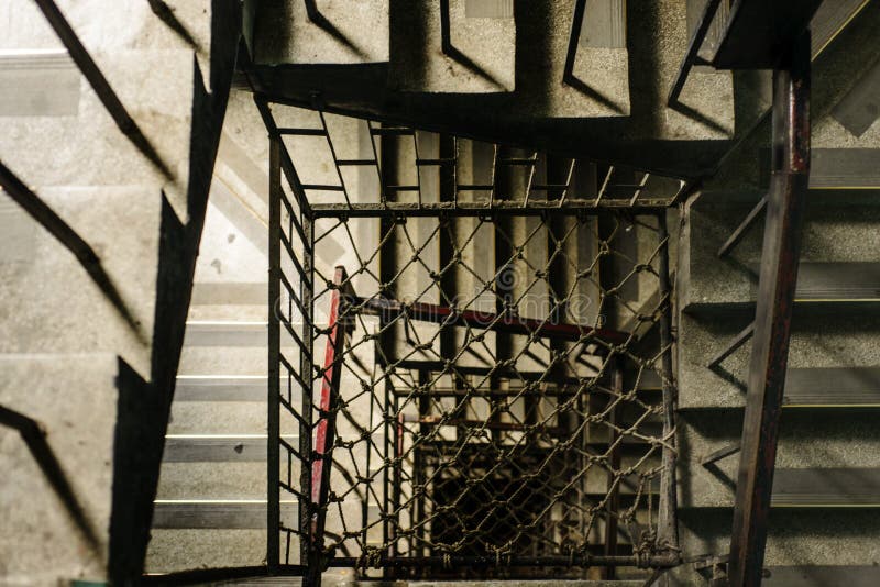 Close Up Stairs in the Building Stock Image - Image of light, ladder ...