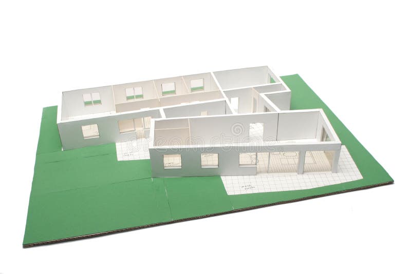 3d architecture exploded. stock illustration. Illustration of concept ...