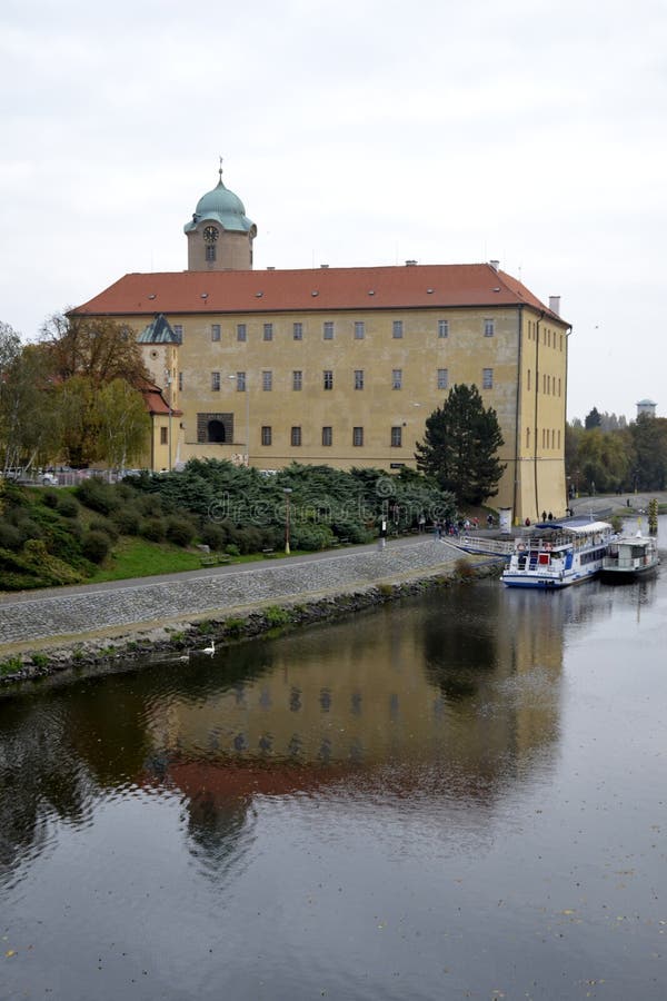 Architecture of Podebrady Castle Editorial Stock Image - Image of ...
