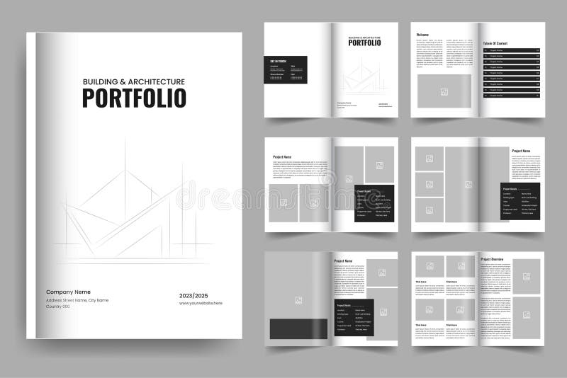 Architecture Portfolio Interior Portfolio Design Portfolio Template ...