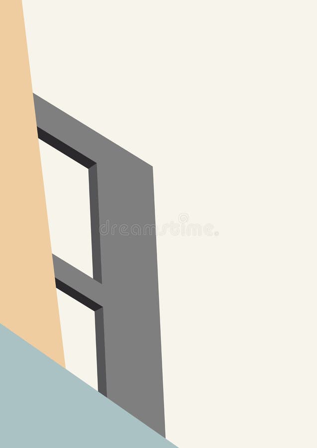 Architecture Abstract Poster Cover. Poster with Geometric Shape ...