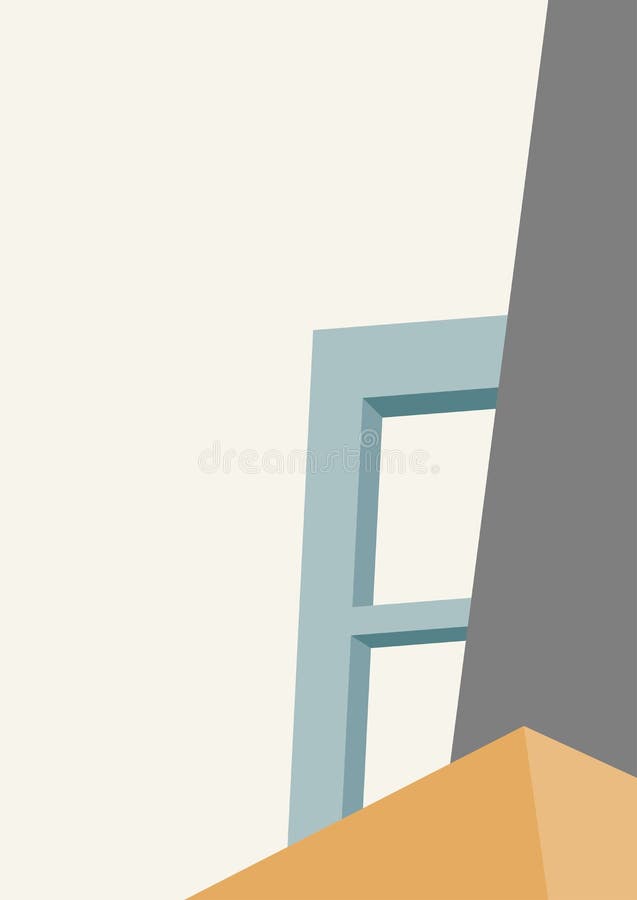 Architecture Abstract Poster Cover. Poster with Geometric Shape ...