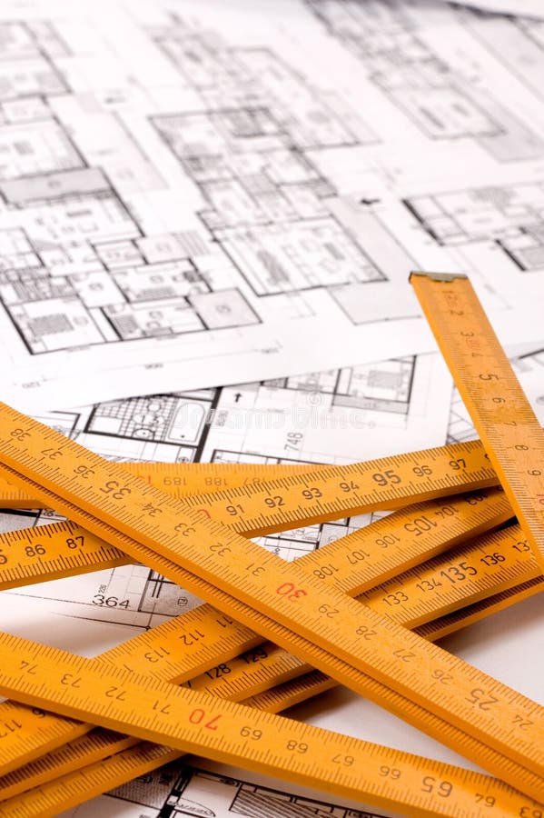 Architecture project stock photo. Image of engineering - 3471706