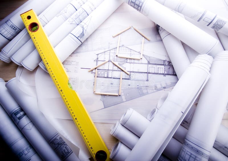 Architecture project stock image. Image of performance - 4696417