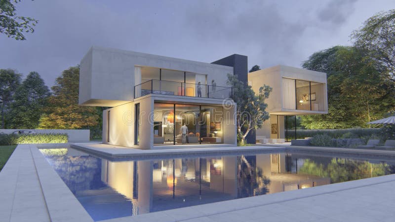 Architecture Project Evolution Stock Footage - Video of luxury, glass ...