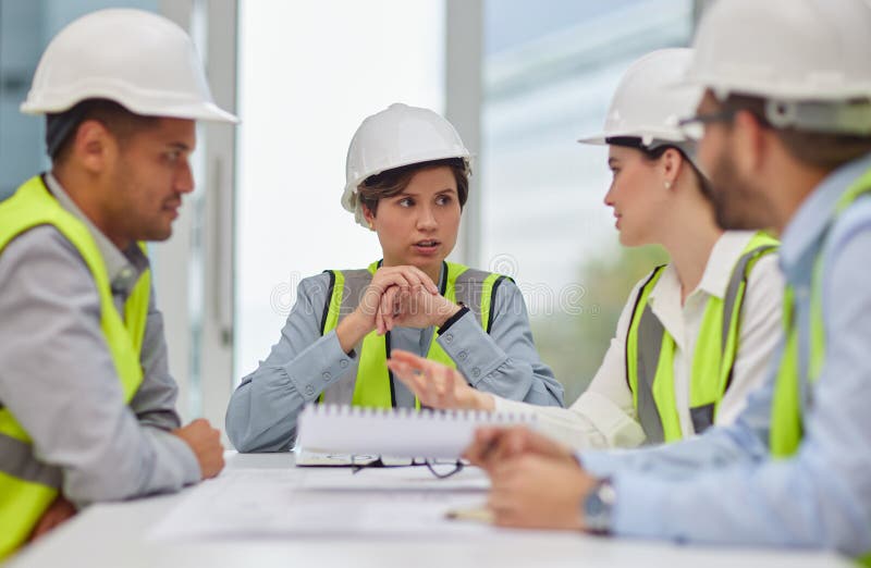 Architecture, Project Management and People Meeting in Office for ...