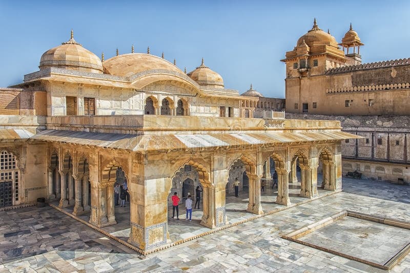 Architecture in Rajasthan editorial stock photo. Image of hill - 141556723